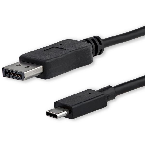 【商品概要】ビデオアダプタ一体型ケーブル：USB-C - DisplayPort 1.2ケーブル（オス - オス）。信号損失と故障ポイントを最小限に抑制、タイトなスペースで便利なスリムタイプのホスト &amp; ディスプレイコネクタ簡単導入...