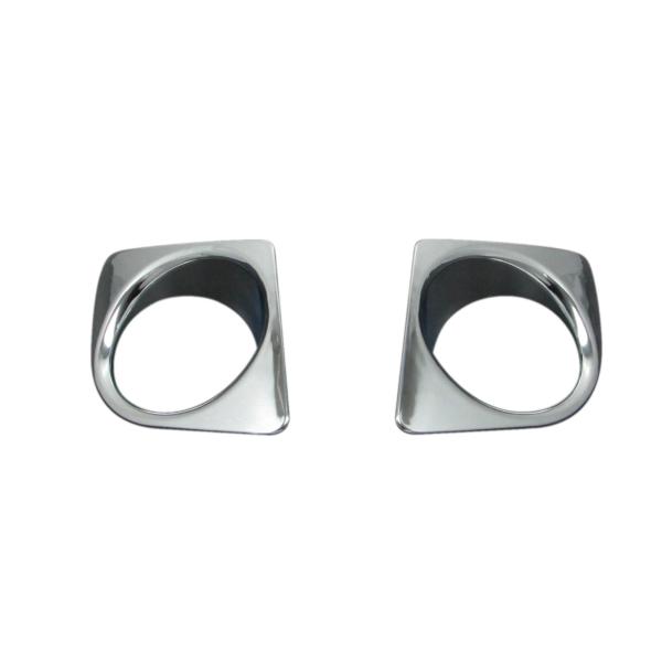 【商品概要】同一商品でも様々な名称・通称がありますので、下記に一部を記載させていただきます。ベゼル リム ガーニッシュ パネル フロント フォグ ライト ランプ カバーフォグライトフィニッシャー フォグランプフィニッシャー フロントバンパー...