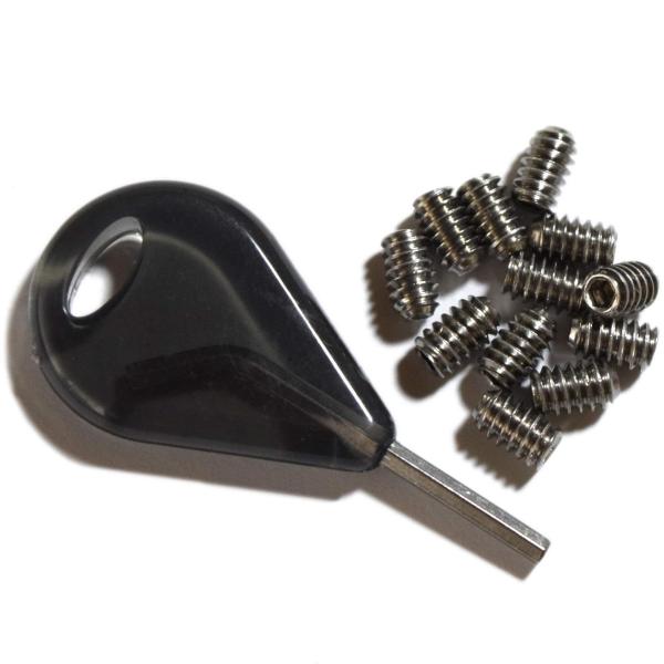 【商品概要】ステンレススチール ネジ : 7.9 x 4.8 mmフィンキー(１個) + 標準ネジ(12個　ＯＲ　6個) 数を選んでください全てのFCSフィン用ですが、純正品ではありません。【商品説明】説明中国製品です。【商品詳細】ブランド...