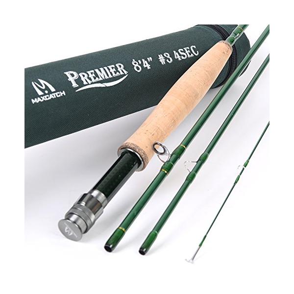 【商品概要】ファーストアクション、耐久性のためのIM8炭素、精度とパフォーマンス固体の機械加工されたアルミリールシートによるカーボンチューブツインロックリングの特徴4ピース, アライメント点でバットフェルールの上にチップを装着したストリッピ...