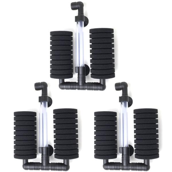 【商品概要】RedBeryl 選べるセット ダブル スポンジフィルター 水槽 ろ過装置 XY-2822淡水魚 海水魚 熱帯魚 古代魚 食用魚にいたるまで幅広い分野でご使用いただける高性能フィルターです。水槽内にほど良い水流をつくり、酸素も補...