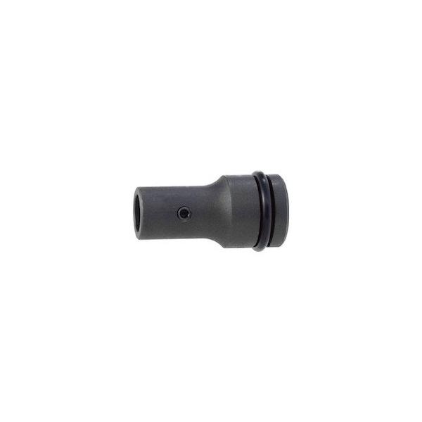 【商品概要】差込角(mm):12.7全長(mm):50四角部寸法(mm):10適用タップ:M16本体:クロムモリブデン鋼表面処理:黒染ピン、リング【商品説明】説明タップ(別売)を装着して、ねじさらいの作業ができます。タップの装着後のガタつき...