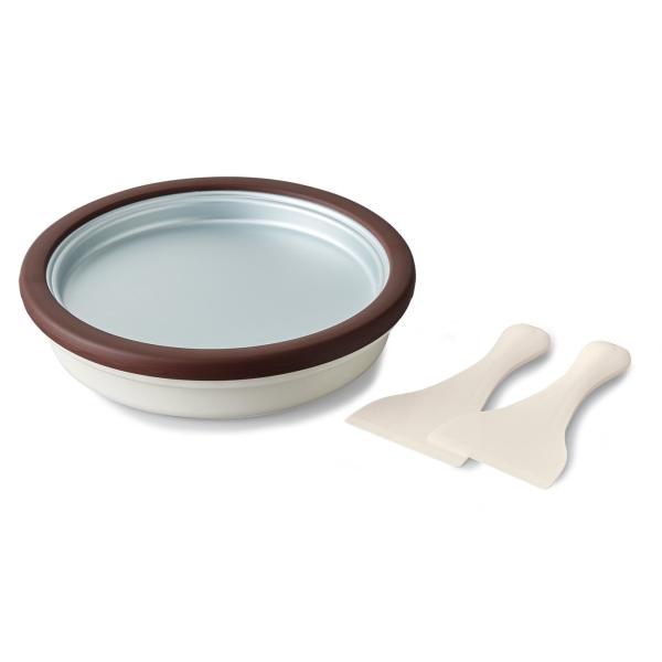 【商品概要】商品サイズ:(約)300&amp;times;300&amp;times;62mm家庭用:ご家庭でかんたんにシャーベットやロールアイスを作ることができます。使い方:凍らせておいた本体に、ジュースやアイスクリームミックスを入れてか...