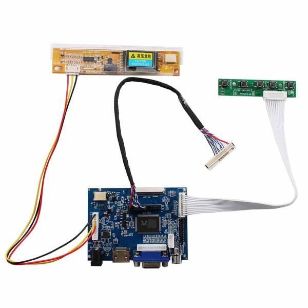 【商品概要】HDMI+VGA+2AV デイスプレイボード VS-TY2662‐V1；Reversing支持14.1型 15型 解像度1024x768 1CCFLバックライト 30ピン デイスプレイボードに対応可能例えば：B141XG05 V...
