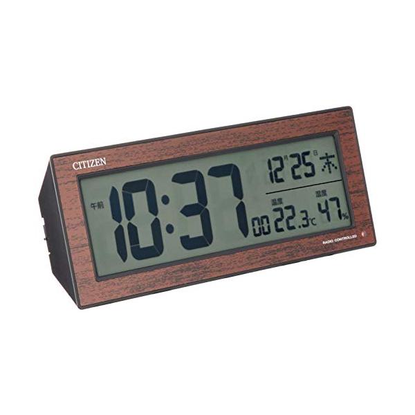 【商品概要】サイズ:8.3×20.0×5.0cm使用電源:アルカリ単2形x2本(別売)　ムーブメント：電波時計機能:電子音アラーム/カレンダー表示(2099年12月31日まで表示可能)/温度表示(-9.9℃~50℃)/湿度表示(20~95%...