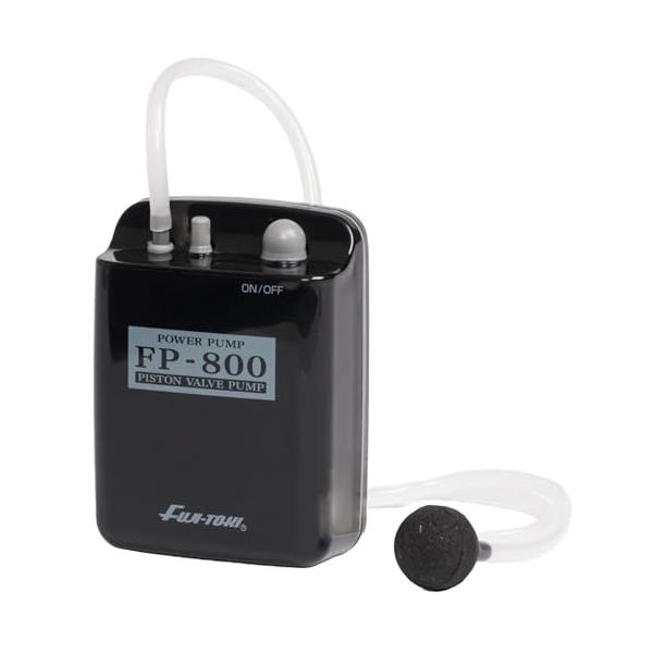 【商品概要】エアー供給量：約0.8L/分使用電池：単1形アルカリ電池 x 1本（別売） ■連続運転：約50時間本体サイズ：約幅80×高さ110×奥行45mm ■本体自重：約170g（電池、ストーン別）吊り金具、クォーツストーン標準装備 ■P...