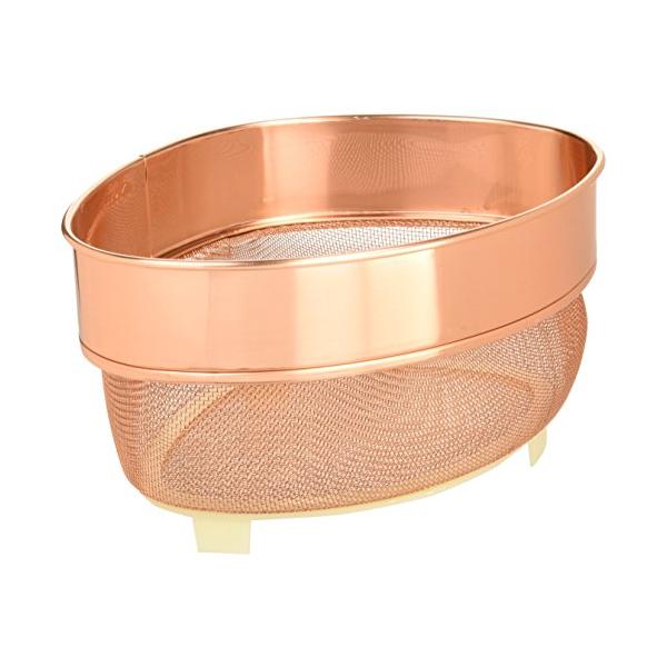 【商品概要】サイズ:21.5×15.8×12.5cm本体:純銅、樹脂部:ABS樹脂生産国:日本【商品説明】説明悪臭やぬめりがつきにくく、衛生的にお使いいただけます。銅イオン効果で雑菌の繁殖を防止し、微生物が殺菌されるので、衛生的。ぬめりの付...