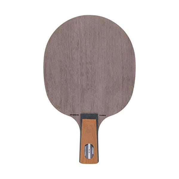 【商品概要】素材:木材5枚合板板厚:5.5mm±重量:約85g±仕様:タイプ/ALL+、スピード/73、コントロール/76原産国:スウェーデンJ.T.T.A(日本卓球協会)公認【商品説明】説明適度な弾みとコントロールのバランスが売りのロング...