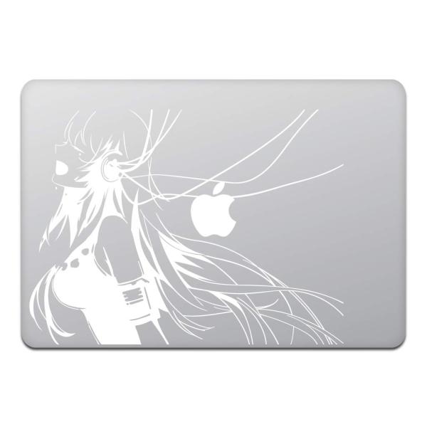 【商品概要】カインドストア MacBook Air / Pro 13インチ マックブック ステッカー シール アニメ ミュージック ガール Music Girl ホワイト M741-WMacBook アートステッカー シール対応サイズ : ...