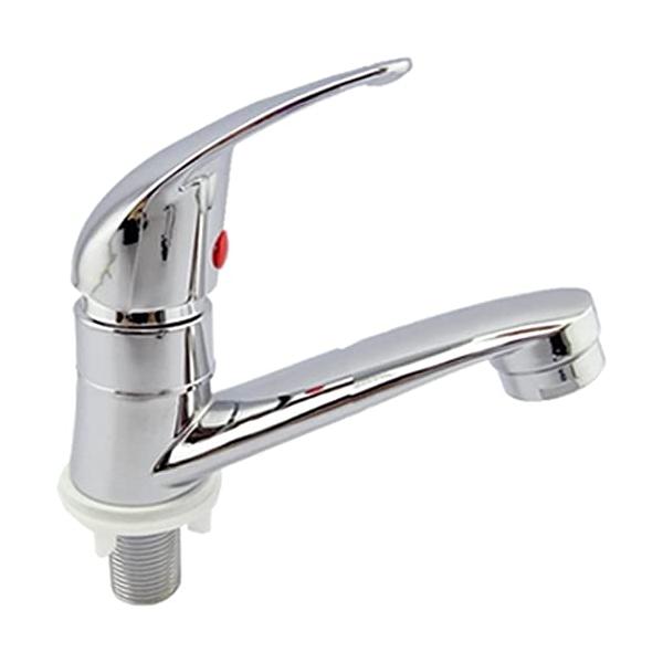 【商品概要】?シンプルでオシャレなとても使い勝手の良いシングルレバー単水栓です！?古い蛇口から交換しようと思っている方にお勧めです。?ご自宅以外でも賃貸物件のリフォームにも是非ご利用下さい。?■設置サイズ：高さ/10cm　　吐水口長さ/10...