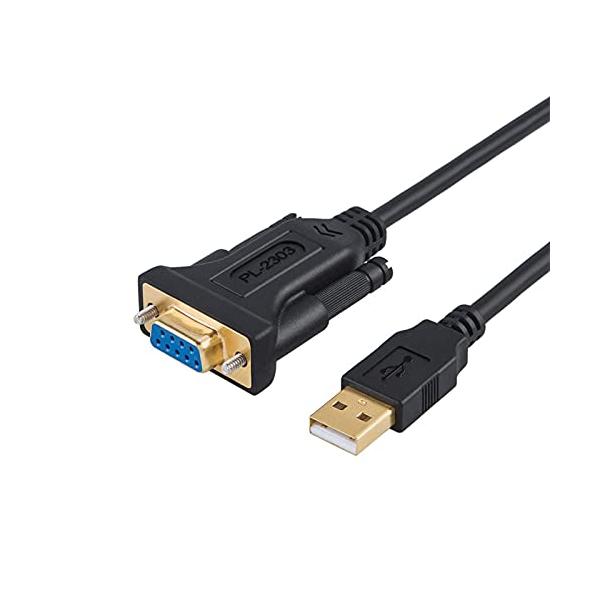 【商品概要】【CableCreation USB RS232変換】本USB 2.0 to RS232メスDB9シリアルケーブルを経由して、モデムのようなシリアルDB9（9ピン）デバイスをコンピュータに搭載したUSBポートに接続できます。US...