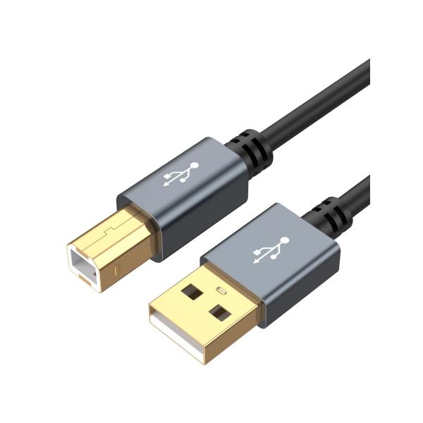 【商品概要】【商品紹介】該当商品はUSB Type Bポートを搭載していた機器をコンピュータ/ラップトップ及び他のUSB Aベースのデバイスに接続するUSB 2.0タイプAオス - タイプBオスケーブルになります。【幅広い互換性】本プリンタ...