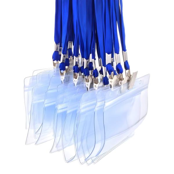 【商品概要】透明IDカードホルダーはパーティーや展示会、イベント、研修、交流会、会議、社員証入れなど大量に必要になることも多いため、業務用の名札入れ30枚のセットを用意しました。名刺を入れたり、名前を記入して自己紹介や、ネックストラップのカ...