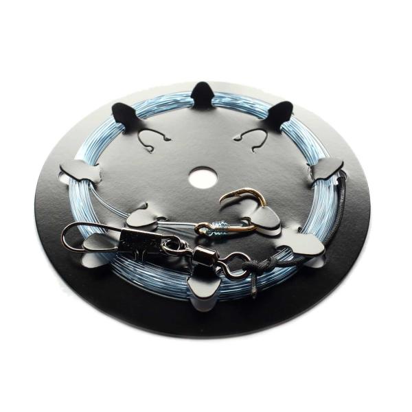 【商品概要】全長 : 6m【商品説明】説明近年、圧倒的な盛り上がりを見せる近場の大物釣り「相模湾キハダマグロ」用の専用仕掛です。マグロ釣りにおいては、一般的には素材の屈折率が海水に近い「フロロカーボン」が有利とされていますが、逆光的な状況で...