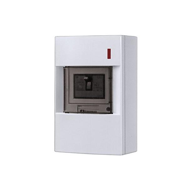 【商品概要】原産国:日本定格電流 50A 寸法mm タテ:250 ヨコ:160 フカサ:95材質:ボデー、カバー/PS樹脂:窓/スモークアクリル樹脂色:ホワイト(マンセル6.5GY8.4/0.3近似)電圧:AC200V【商品説明】説明特長・...