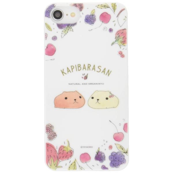 【商品概要】【商品説明】甘酸っぱいベリーとカピバラさんの組み合わせがオシャレ♪ 水彩風の優しいタッチで描かれたiPhoneケースです。 PC製のハードケースがお手持ちのiPhoneをキズや汚れから守ります。【商品詳細】ブランド：グランサンク...