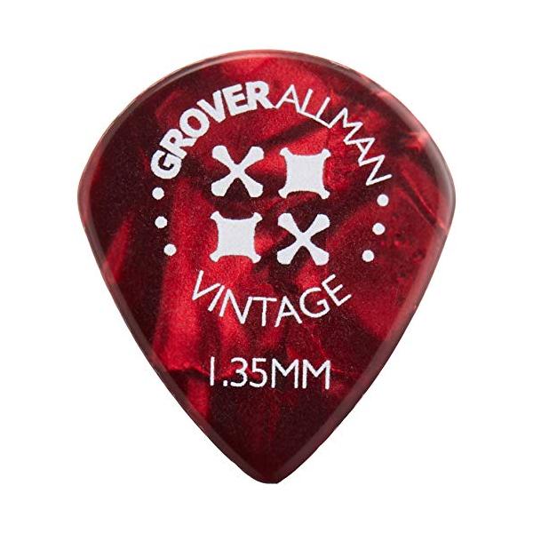 【商品概要】世界で3,500万枚以上の販売実績を誇るGROVER ALLMANのピックです(10枚セット)ビンテージ・セルロイドピックはスムーズなピッキングと温かい音が特徴です。【形状】ジャズ 【厚さ】1.35mm 【色】赤【商品説明】説明...