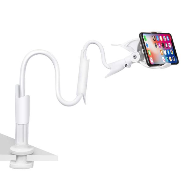 【商品概要】改善点１：2段目のアームを細くしたので、調整しやすくになりました。女性にもアームを軽くに調整できます。改善点２：折れやすい土台を強化し、厚さを倍にして、耐久性が期待できます。改善点３：ホルダーをまわしやすくなるため、新しいデザイ...