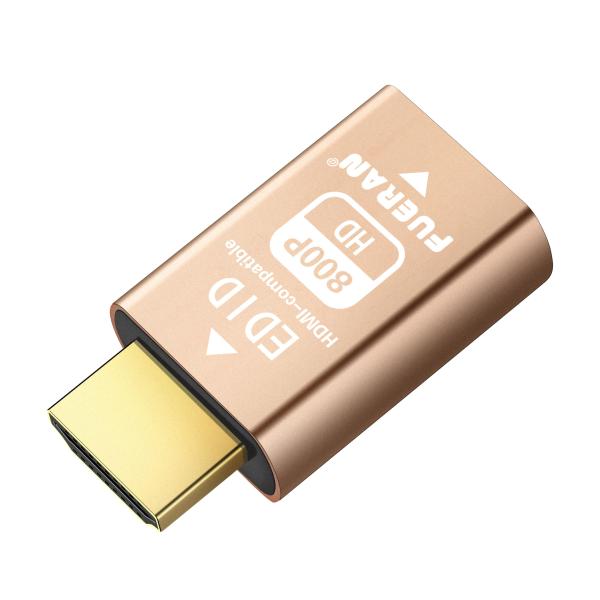 【商品概要】・想モニターに使うことができる1280*800@59Hz【商品説明】説明1【商品詳細】ブランド：FUERAN商品名：FUERAN HDMI拡張表示標識データエミュレーターを通す、ビデオスプリッタ、スイッチとストレッチャーに用いら...