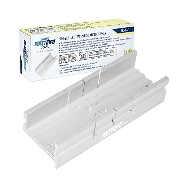 【商品概要】?【注意】鋸ガイドの断面は鋭利なため、作業中は軍手などを着用して下さい。??【精度が高い】アルミ製鋸ガイドの溝は1mmで、ノコギリにぴったり合った幅で精度を高める。プラスチック製鋸ガイドの溝が広すぎてノコギリが暴れる問題を解消で...