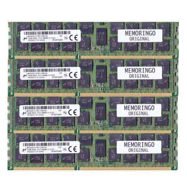 【商品概要】メモリ容量:64GB（16GB×4枚組）規格:PC3-14900R 1866MHz 240pin ECC RDIMMMacPro Early2009 Mid2010 Mid2012 Late 2013対応 (各モデル認識上限あり...