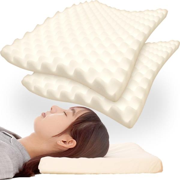【商品概要】普段バスタオルをたたんで枕代わりにしている等、低めの枕がお好みの方に。人気の薄型シートタイプ枕が待望の再登場！凹凸形状のプロファイル形状で圧力を分散。1枚でも底付き感を少なくするため、120ニュートンのかためのウレタンを使用して...
