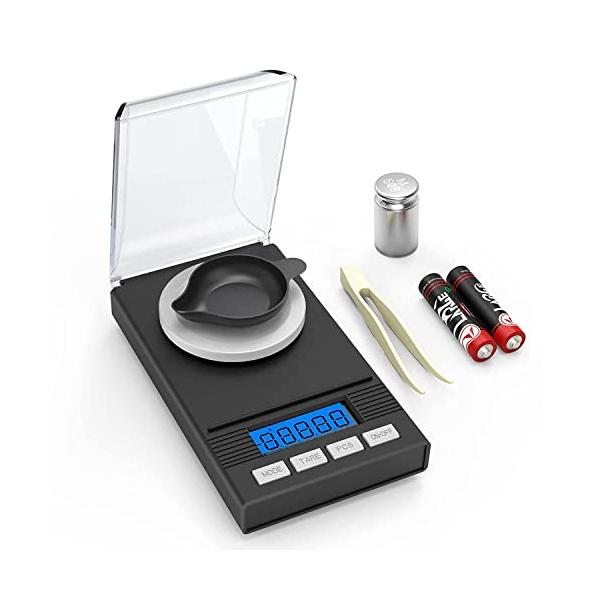 【商品概要】高精度：コンパクトで0.001gから50gまで測れます。高感度センサーで、精度が高いデジタルスケールです。コンパクト、収納に便利、使わない時も場所をとりません！軽量で持ち運びにも便利： サイズ(約) : 11.2×6.2×3.3...