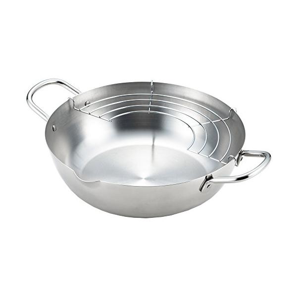 【商品概要】食器洗浄機:不可、対応熱源:ガス火、IH(200V)、容量:2650mL(適正容量:1.0L)【商品説明】【商品詳細】ブランド：ヨシカワ(Yoshikawa)商品種別：ホーム＆キッチン商品名：郷技 ステンレス製天ぷら鍋24cm ...