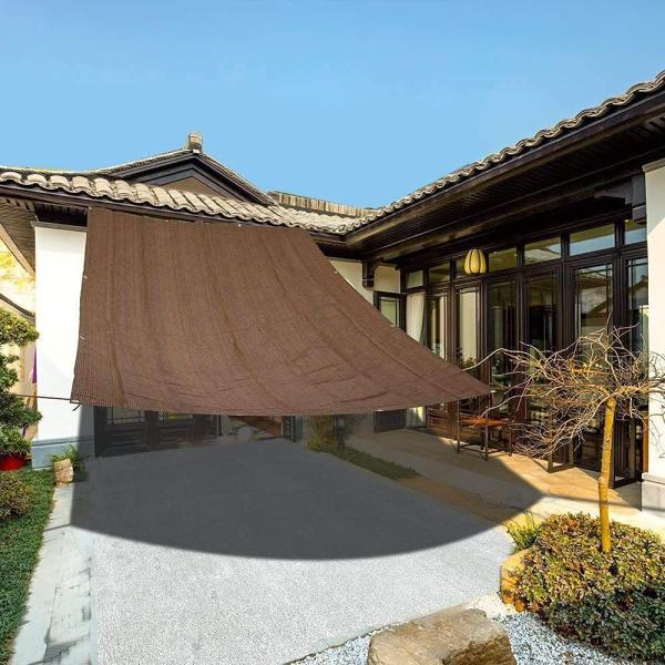 【商品概要】<br>【材質】220gの高密度ポリエチレン，耐久性に優れた高密度ポリエチレン使用。当店のオーニングシェードは色褪せにくいです。また、手の込んだ縫製、ステンレス製のハトメ等に高級感が感じられます。3年間の安心保証あり...