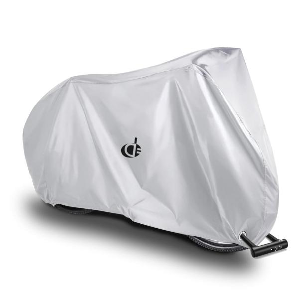 【商品概要】【210D厚手生地】：高い耐久性・210Dオックスフォード厚手生地、長期継続利用が可能。精密な二重縫製で作り、ナイロン製とは比較にならないほど厚手で丈夫だから、破れにくいのです。そして、従来自転車カバーに比べて、耐久性、防水性、...