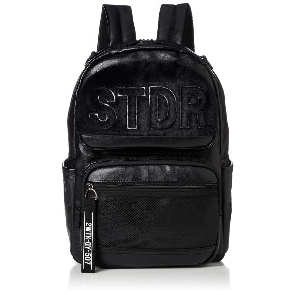 【商品概要】タテ40cmxヨコ27cmxマチ14cmポケットの数:6(外側5/内側1)重量:580g【商品説明】商品紹介フロントのファーポケットにビッグロゴ刺繍がアクセントになったリュックサック。 メッシュポケットには好きな小物を入れて、自...