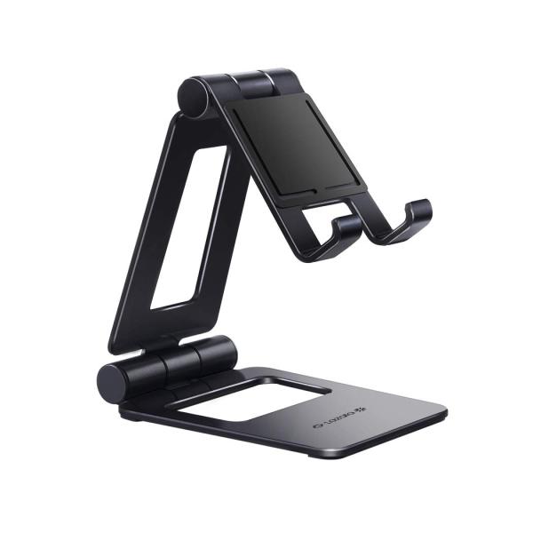 【商品概要】?? 【違う品質を表現しています】アルミ合金一体型成型、精密な仕上がり、 耐久性の高いアルミを採用し、シンプルでおしゃれ、角が丸められており、違う品質を表現しています。?? 【普通スマホや大画面タブレットでも使用可能】約4-13...