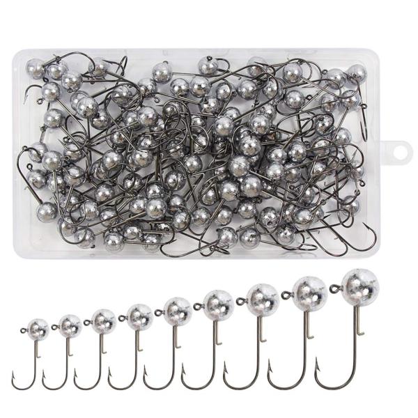 【商品概要】材質：鉛と高炭素鋼。高品質の材質で作られ、頑丈であり、耐食性と安定性が強いです。滑らかな頭のデザインは簡単に潮の水を移動することで大幅にキャッチを着陸のチャンスを増やすします。大量セットになりますので、根掛かりも気にすることなく...