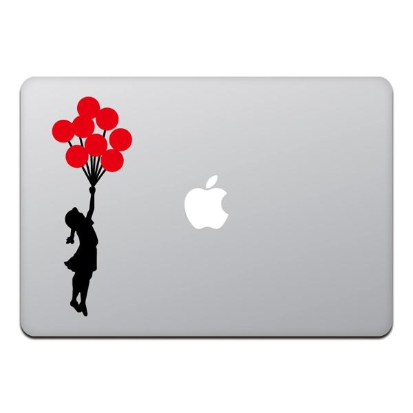 【商品概要】カインドストア MacBook Air / Pro 11 / 13インチ マックブック ステッカー シール フライング バルーン ガール バンクシー 11インチ/13インチ レッド/ブラック M595-RBMacBook アート...