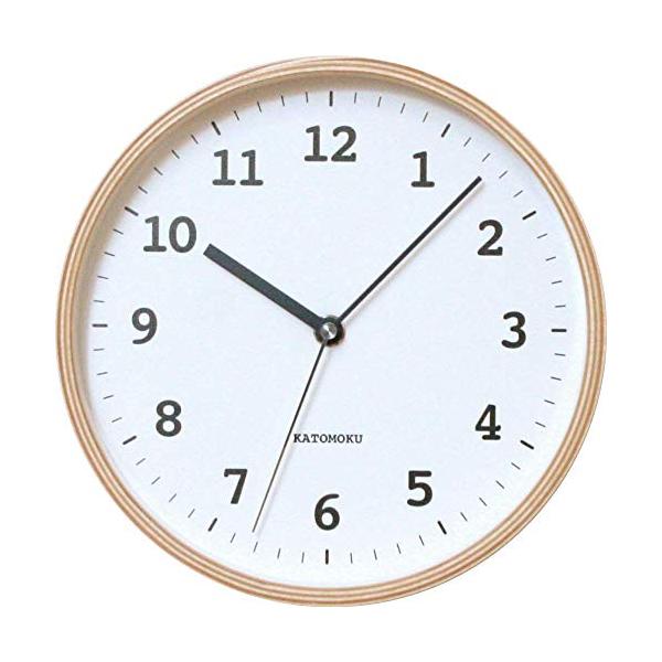 【商品概要】サイズ：約Φ202×50mm重　量：約650g材　質：シナベニヤ生産国：日本 カラー：ナチュラル仕　様：電波スイープムーブメント 付属品：説明書、保証書、単３電池、壁掛け用ネジ【商品説明】「plywood clock 13 電波...