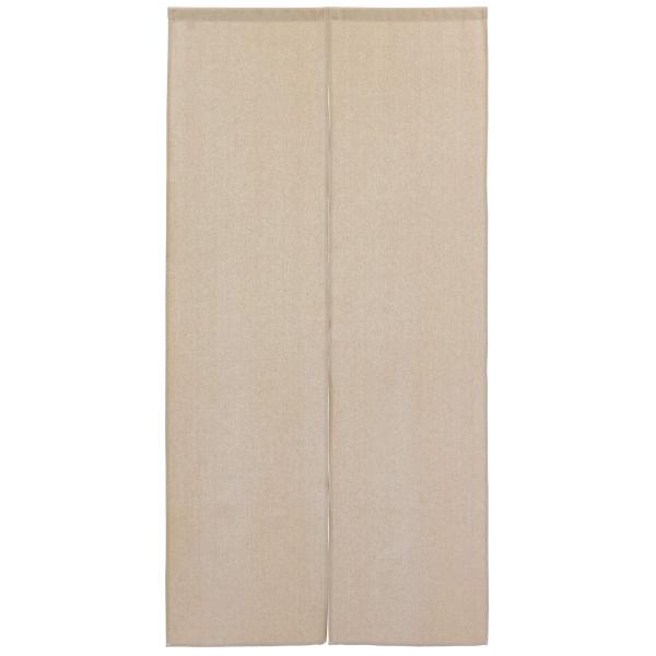 【商品概要】【サイズ】約幅85cm x 丈170cm【デザイン】麻の風合いと綿のしっかりした生地感を楽しめるナチュラル暖簾。天然素材なのでお部屋に合わせやすく洋室にも和室にもオススメ。洗面所や脱衣所にかけてもオシャレ!シンプルで季節を選ばな...