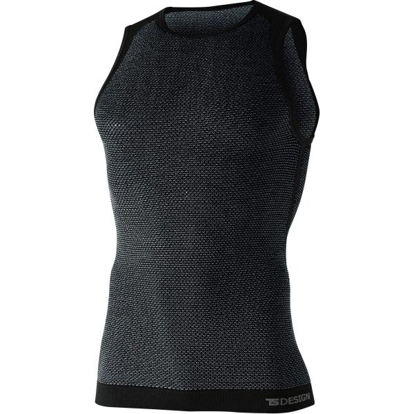 【商品概要】素材 ドライメッシュ混率 ポリプロピレン55% ナイロン35% ポリウレタン10%胸囲 80~112cm身長 165~185cm通年用【商品説明】説明□「肌に水分を残さない」汗や雨にぬれても衣服がカラダにはりつかないTS DRY...