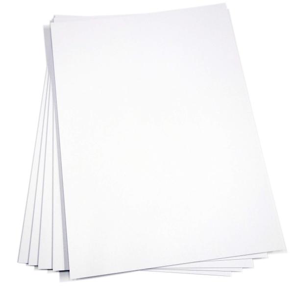 【商品概要】内容量：5枚　＜日本製＞サイズ：320×440mm（A3やや大きめ）重　量：1枚あたり約198g紙　厚：約2mm色：両面白（白／グレー／白の三層構造です。断面は中央がグレーになります。）【商品説明】工作やカルトナージュ製作に最適...