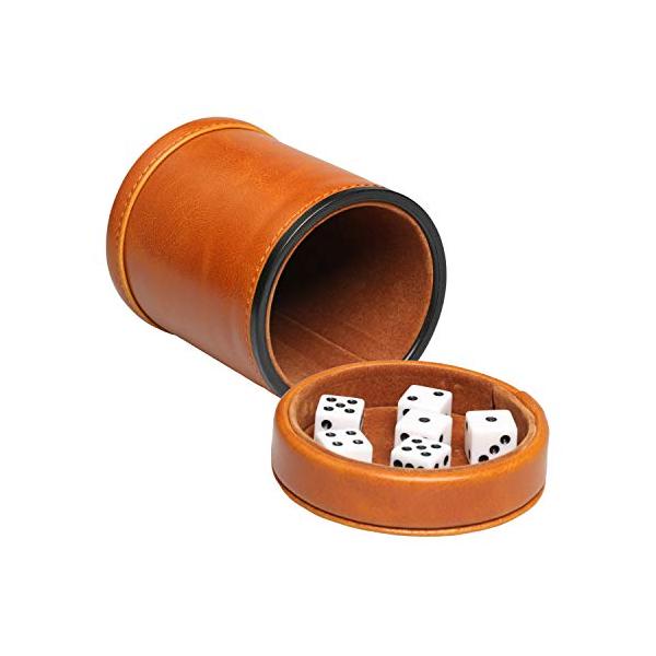 【商品概要】??ほとんどのダイスゲームに - Farkle、Yahtzeeなどの多くのゲームに最適です。家族と一緒に家で遊んだり、パーティーで過ごしたりするのに最適なアイテムです。パブや地元のバーでのエンターテイメントに最適です。??1カッ...