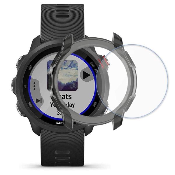 【商品概要】【商品説明】【２枚フイルム+１枚ケース　セット】 ★対応機種 Garmin(ガーミン) ForeAthlete 245 Music Garmin(ガーミン) ForeAthlete 245 ★人間工学の設計 ボタンにぴったり対応...