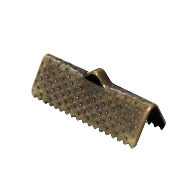 【商品概要】サイズ：横約 20mm×縦約 8mm素材：鉄【商品説明】【商品詳細】ブランド：ナチュラル雑貨hana87商品名：【業務用 100個セット】 ワニグチ 止め具 [20mm, 金古美 色] sgy-885-100p製造元：ナチュラル...