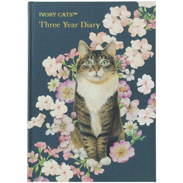【商品概要】【商品説明】【商品詳細】ブランド：DearCards(ディアカーズ)商品種別：文房具・オフィス用品商品名：ディアカーズ 3年日記-アイボリーキャッツ 名入れなし【連用日記】1360-G04-010商品番号：1360-G04-01...