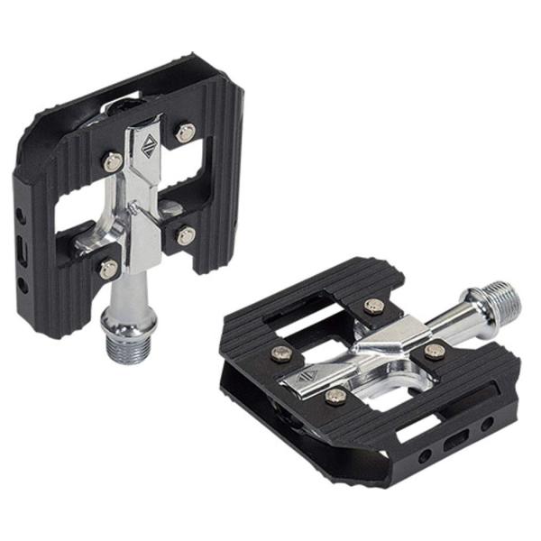 【商品概要】【商品説明】シューソールを傷付けにくく、中央部にしっかり食い付く、セントラルロープロファイルピン採用。 #6061-T6 アルミ合金 ボディ シールド ベアリング クロモリ 9/16” アクスル L84×W80×H22mm 25...