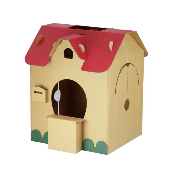 【商品概要】サイズ:75×80×高さ90cm【商品説明】【商品詳細】ブランド：森井紙器工業(Moriishiki)商品種別：文房具・オフィス用品商品名：森井紙器 こども専用秘密基地 段ボール工作シリーズ すまいるキッズハウス製造元：森井紙器...