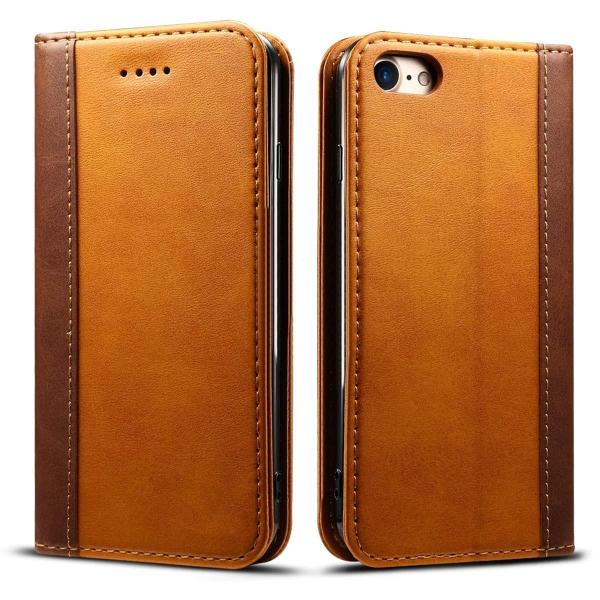 【商品概要】【対応機種】：iPhone SE (第2世代) 2020/ iPhone SE (第3世代) 2022/ iPhone 7/ iPhone 8 スマホケース二重保護：外部のカバーはは上質な合皮レザー素材を採用しており、放熱性や耐...