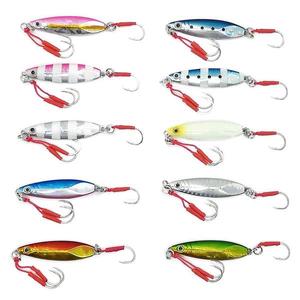 【商品概要】国産ルアーは高すぎる！ 安価なルアーですが、動きは一流です。高価な国産ルアーをロストしないためにセットでお買い得コスパ最適大量セット。 根がかりを気にせずボトムの大物を食らわせる。コンパクト設計で坊主を回避。シルエットが小さく見...