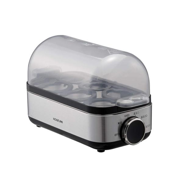 【商品概要】サイズ:幅23×奥行11×高さ13.5cm本体重量:590gたまごを置いて水を入れるだけで簡単調理1台で3 つのゆで加減:固ゆでたまご、半熟たまご、温泉たまごゆでたまごなら最大6個、温泉たまごなら最大3個作れます【商品説明】【商...