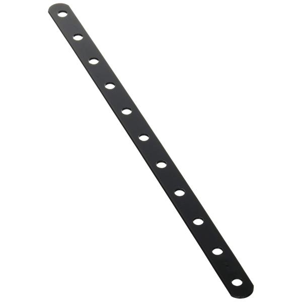 【商品概要】ボルトやビスで留め付けできるマルチな補強金具![サイズ](t)2ｘ(W)16x(A)300xmm 。(材質)鉄。(表面処理)塗装。(色)黒。(穴径)6.5mm。DIYや家具の補強まで、豊富なサイズをご用意しております。注意:耐震...