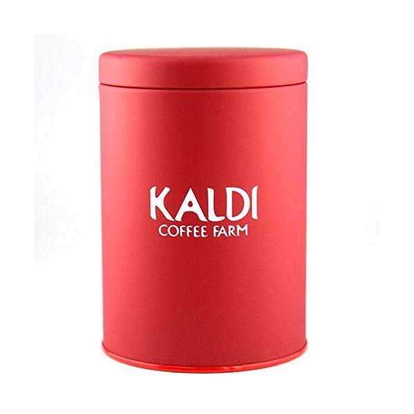 【商品概要】新品・未使用品。KALDIラッピング袋に入れて発送致します。【商品説明】説明材質・素材：（フタ、ボディ）スチール、（パッキン）ポリエチレン 内容量：【容量】200g~250g 商品サイズ：直径約10cm×高さ約14cm 容器の種...