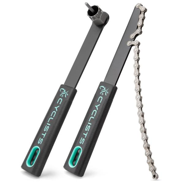 【商品概要】【フリーホイールリムーバー】カセットスプロケットの着脱に必要な2種類のツールを組み合わせた製品です。【強力防錆】黒染め技術を応用させることで、防錆力とデザイン性を高めます。【力がかけやすい】ヘッドとハンドルが一体化することで、よ...